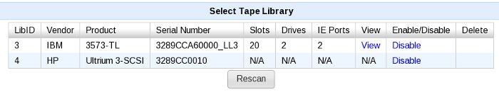 Configuring Physical Libraries | QUADStor Systems