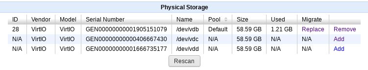 Disk migration | QUADStor Systems